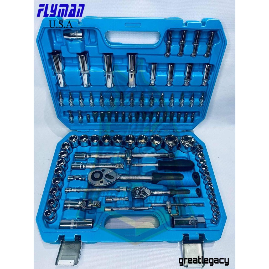 ORIGINAL Flyman 94 pcs Socket set COD | Shopee Philippines