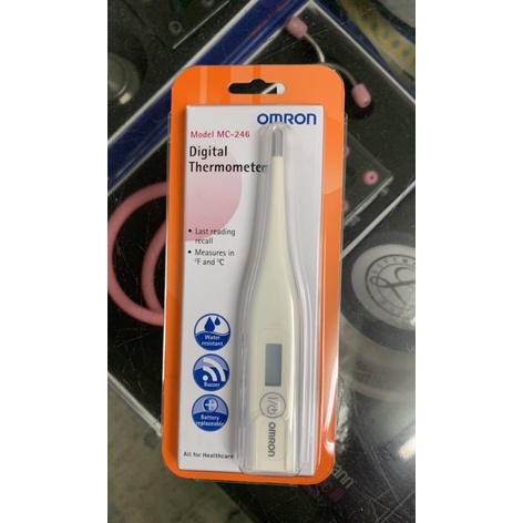Omron auxiliary thermometer mc246 | Shopee Philippines