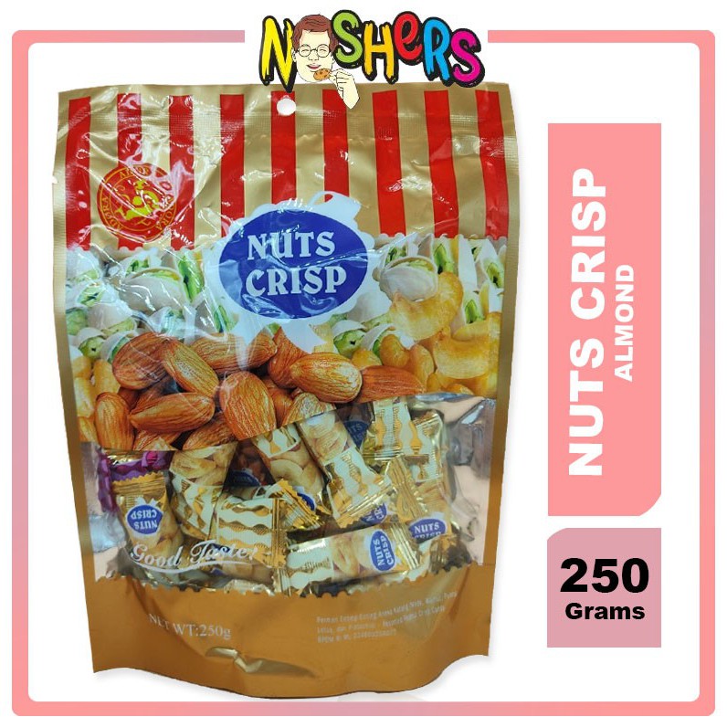 Noshers Nuts Crisp Almond 250g / 500g | Shopee Philippines