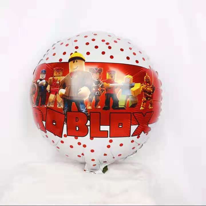 18 inches Round INS style Roblox theme happy birthday party decorations ...