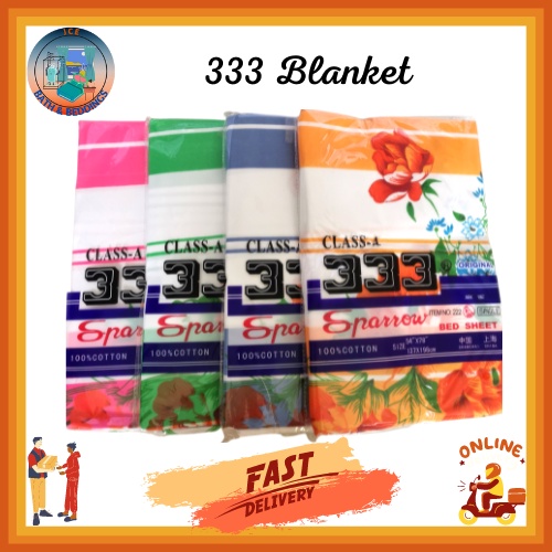 333 BLANKET 80"X90"/ PINOY TRADITIONAL BLANKET | Shopee Philippines