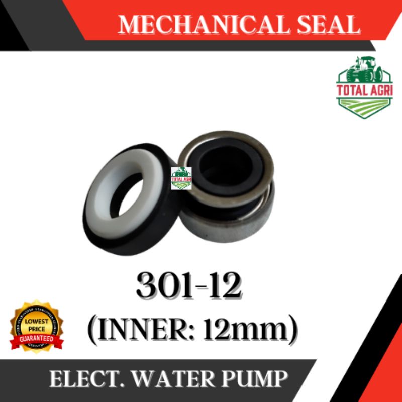 Mechanical Water Seal 301-12 (Inner: 12mm) for Electric Water Pump Motor | Shopee Philippines