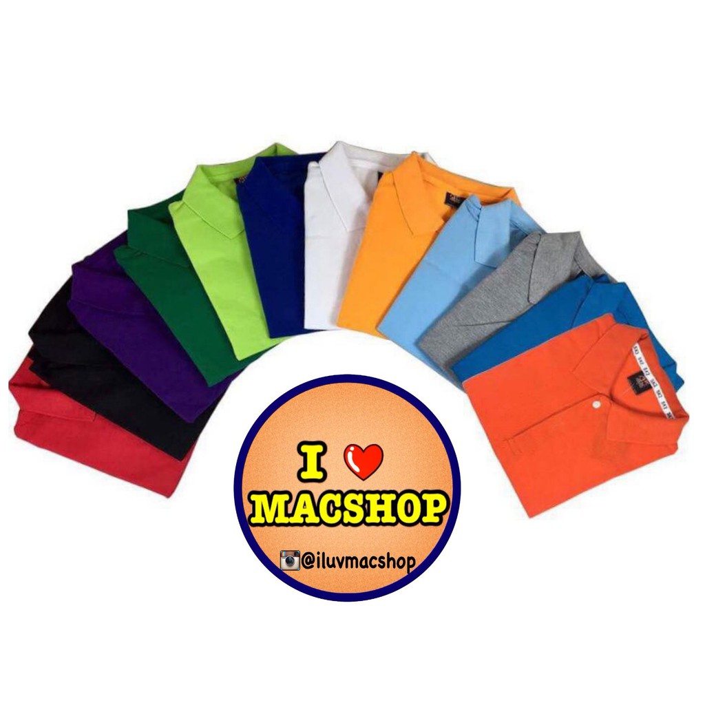 Unisex Basic Polo Shirt Colored: SK II PoloShirt Style Different Colors ...