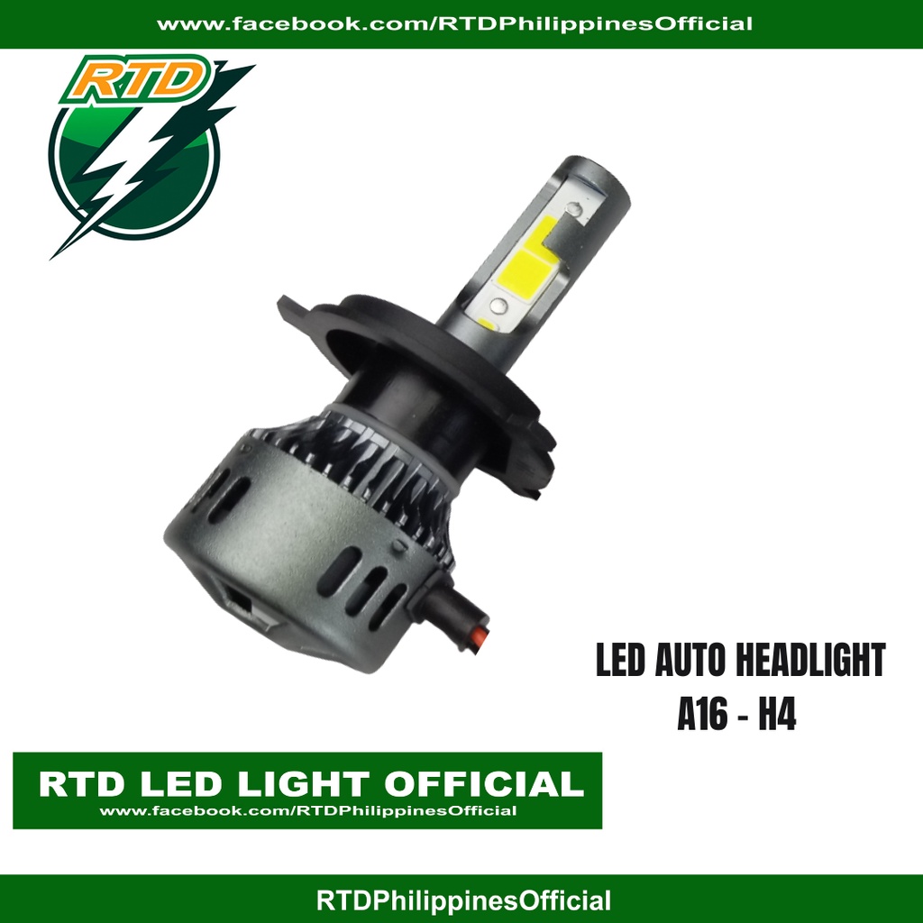 ORIGINAL RTD LED AUTO HEADLIGHT A16 - DRL | RTD PHILIPPINES OFFICIAL ...