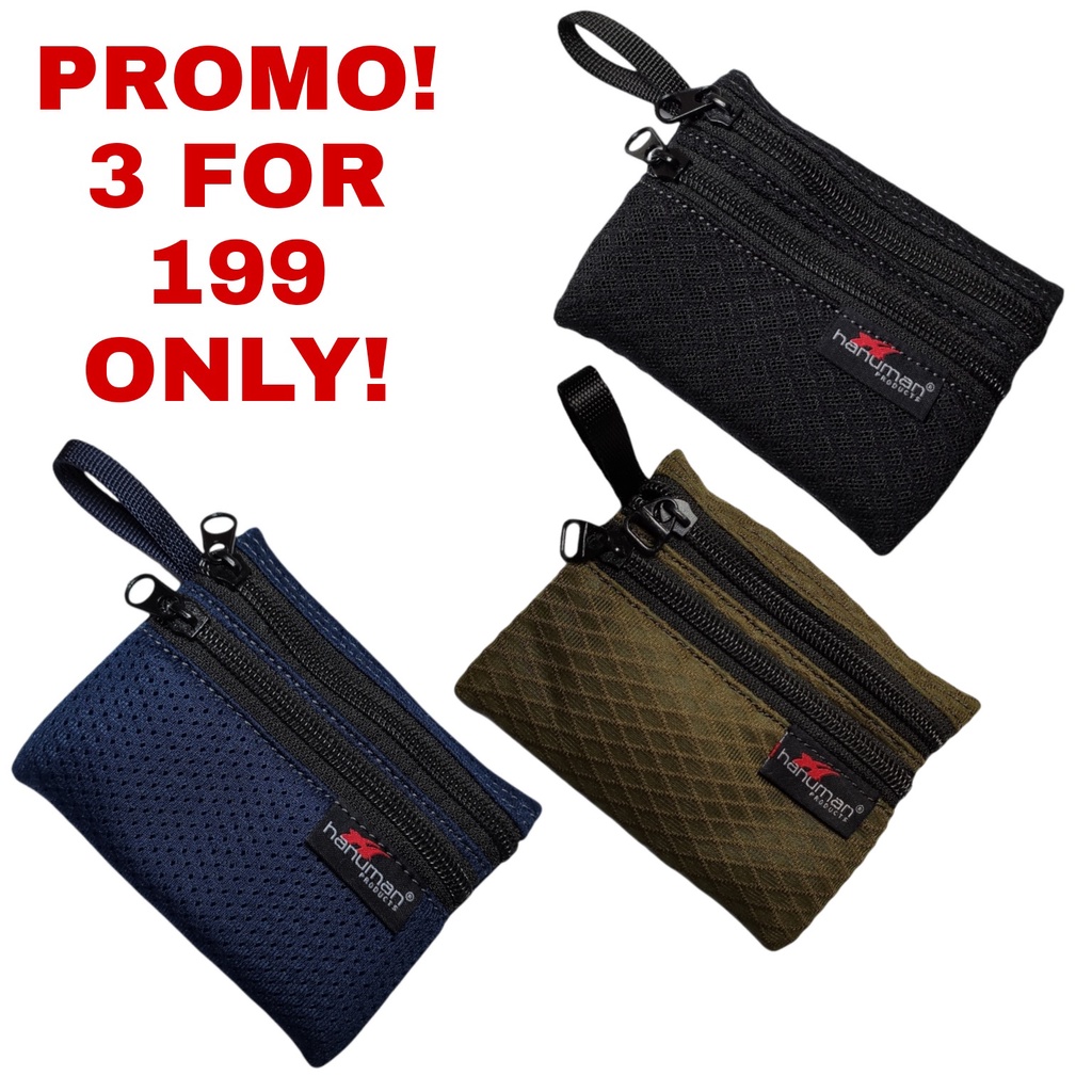 3 Pcs Bundle Promo Assorted Color Hanuman Coin Purse Coin Wallet 2 ...