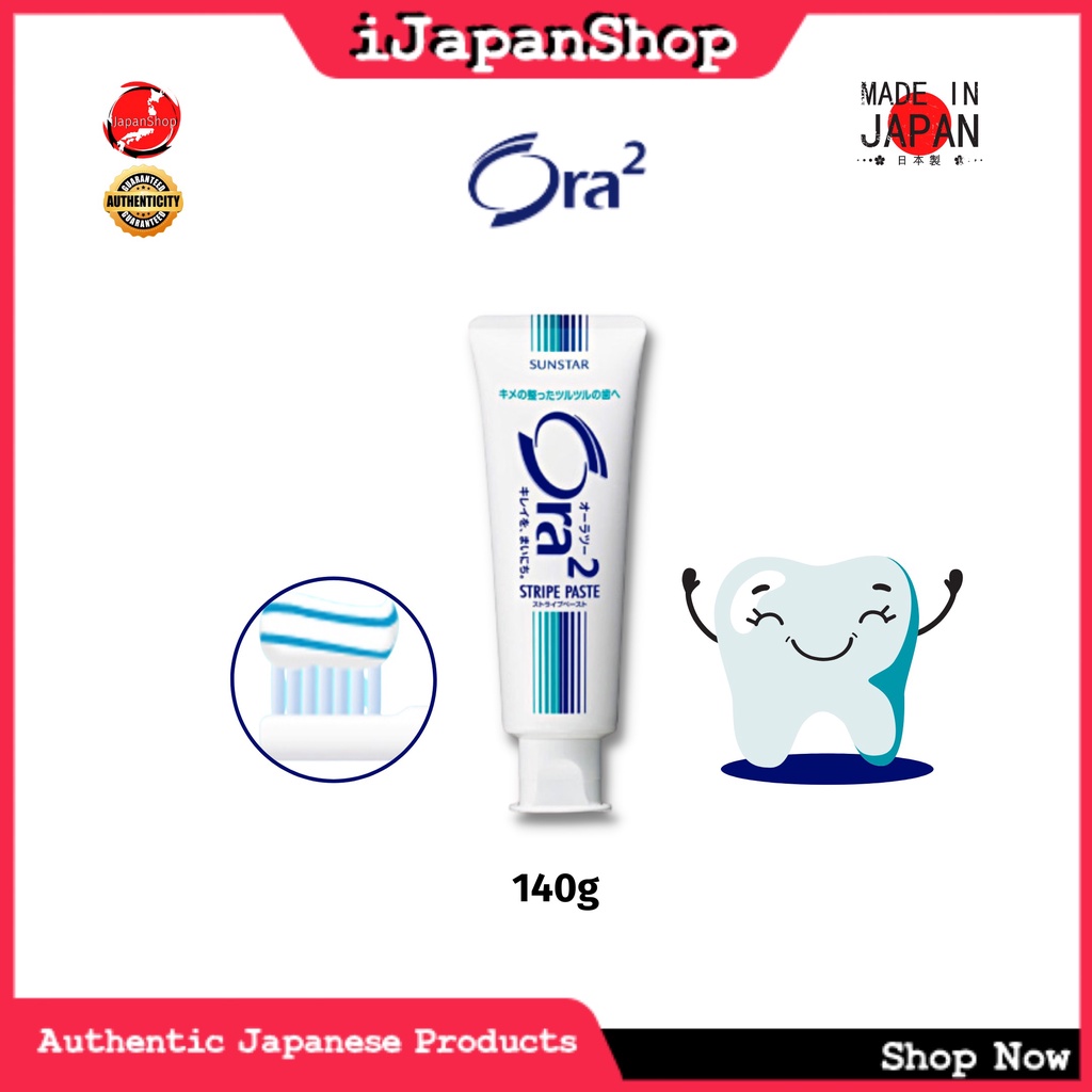 Ora 2 Stripe Paste Plaque and Tartar Control Toothpaste 140g | Shopee ...