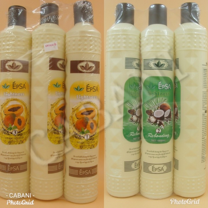 EPSA LIGHTNESS 1,2,3 REBONDING SET 1000ml 1004 | Shopee Philippines