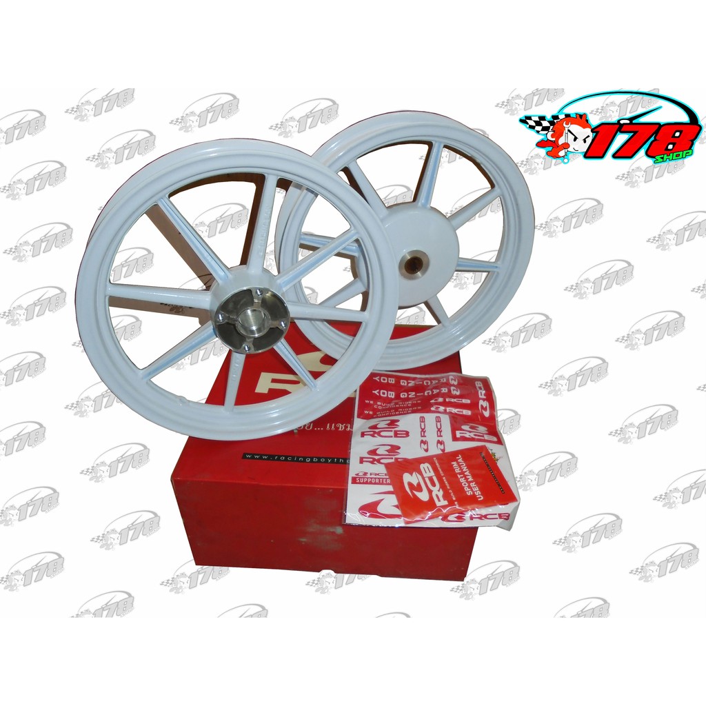 RCB mags RB8 mio mxi 125 color white (4holes) | Shopee Philippines