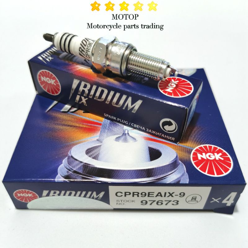 NGK SPARK PULG IRIDIUM IX GENUINE CPR9EAIX-9 FOR CLICK 150i - ( PER PCS ) | Shopee Philippines