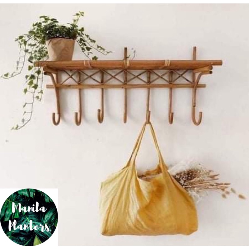 Manila Planters Rattan Wall Rack | Shopee Philippines