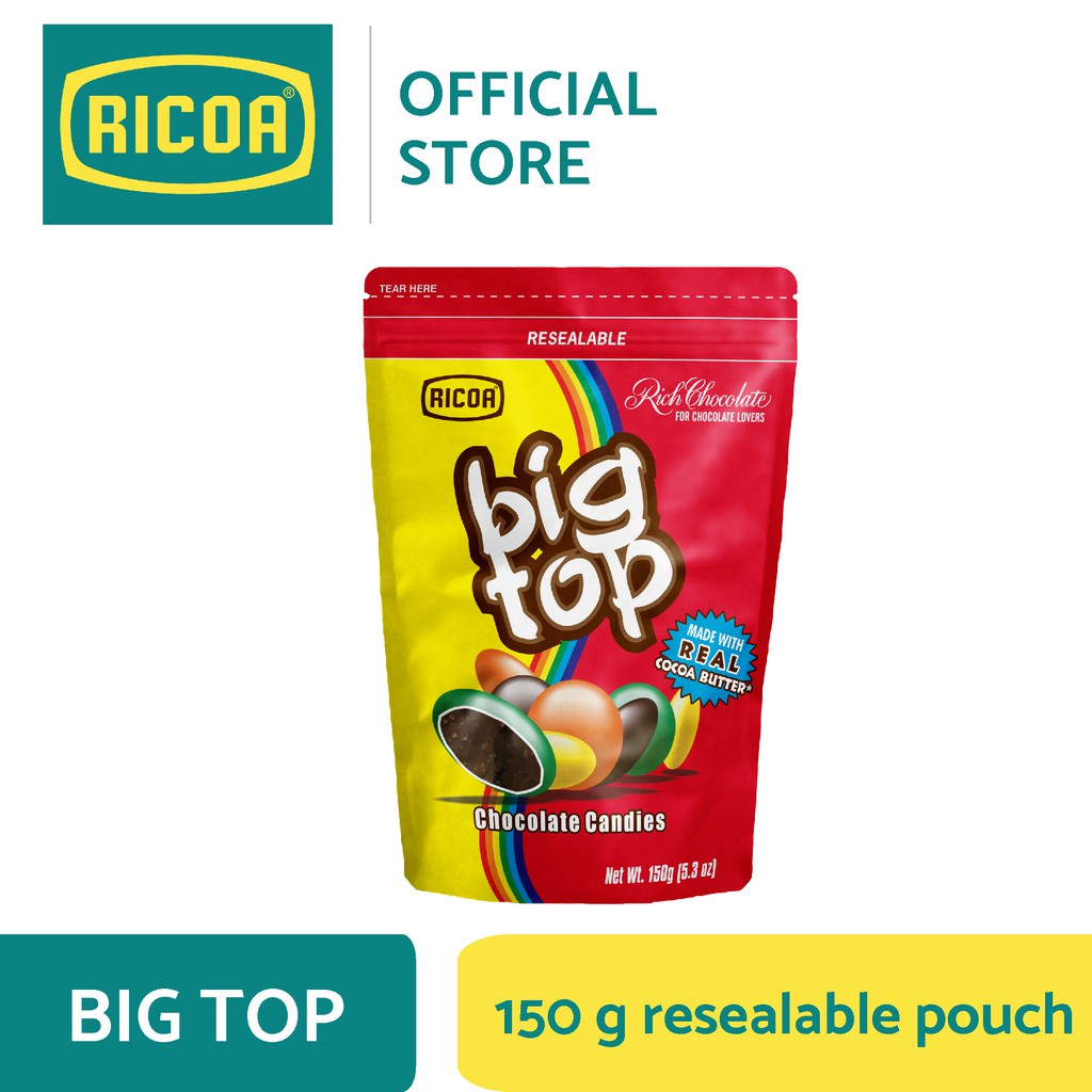 Ricoa Big Top 150g In Resealable Pouch | Shopee Philippines