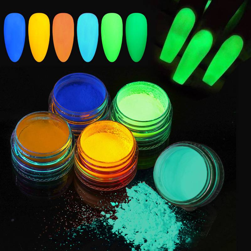 12 Colors Luminous Pigment Powder Glow in the Dark Powder Night ...