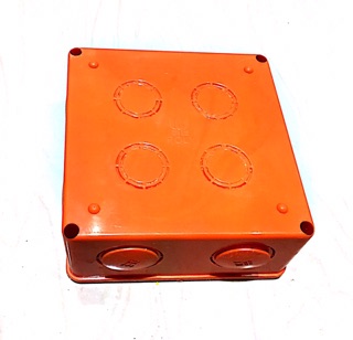 PVC Orange Utility Box/Junction Box With Cover | Shopee Philippines