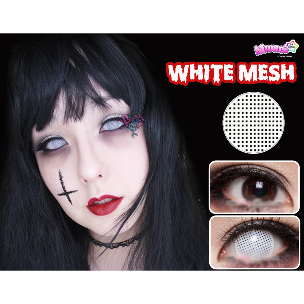 White Screen Contact Lenses