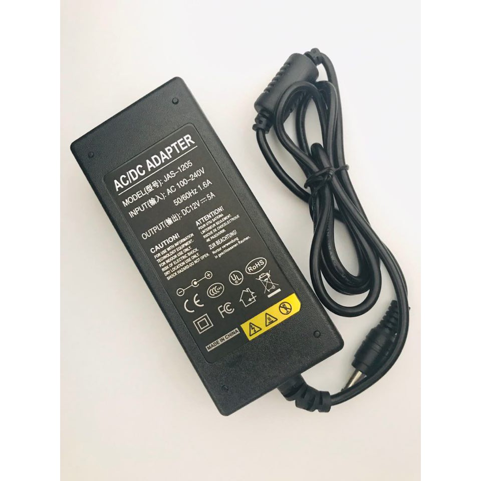12V 5AMP CCTV Camera DVR LED Power Supply Adapter | Shopee Philippines