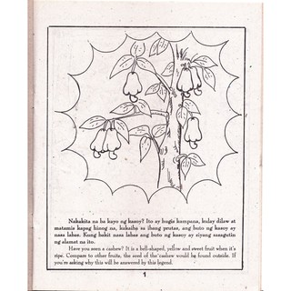 Story Book / Coloring Book English Tagalog ( Bakit nasa labas ang buto ...