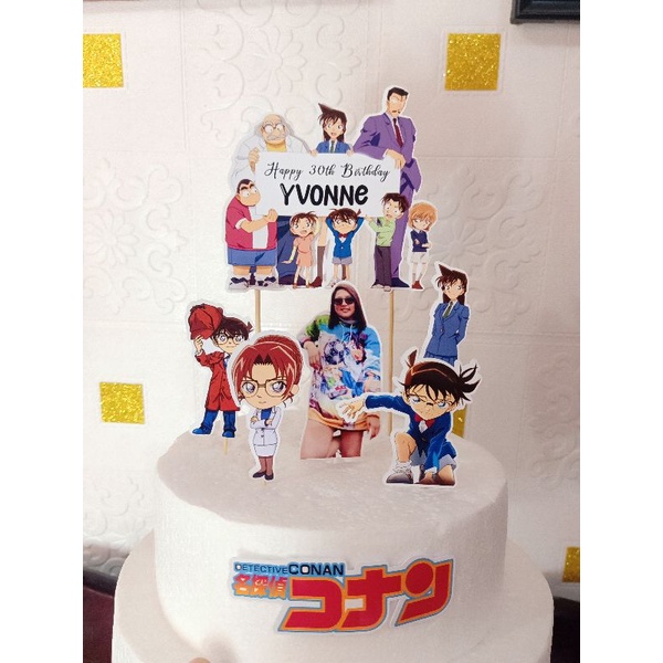 Detective Conan theme cake topper | Shopee Philippines