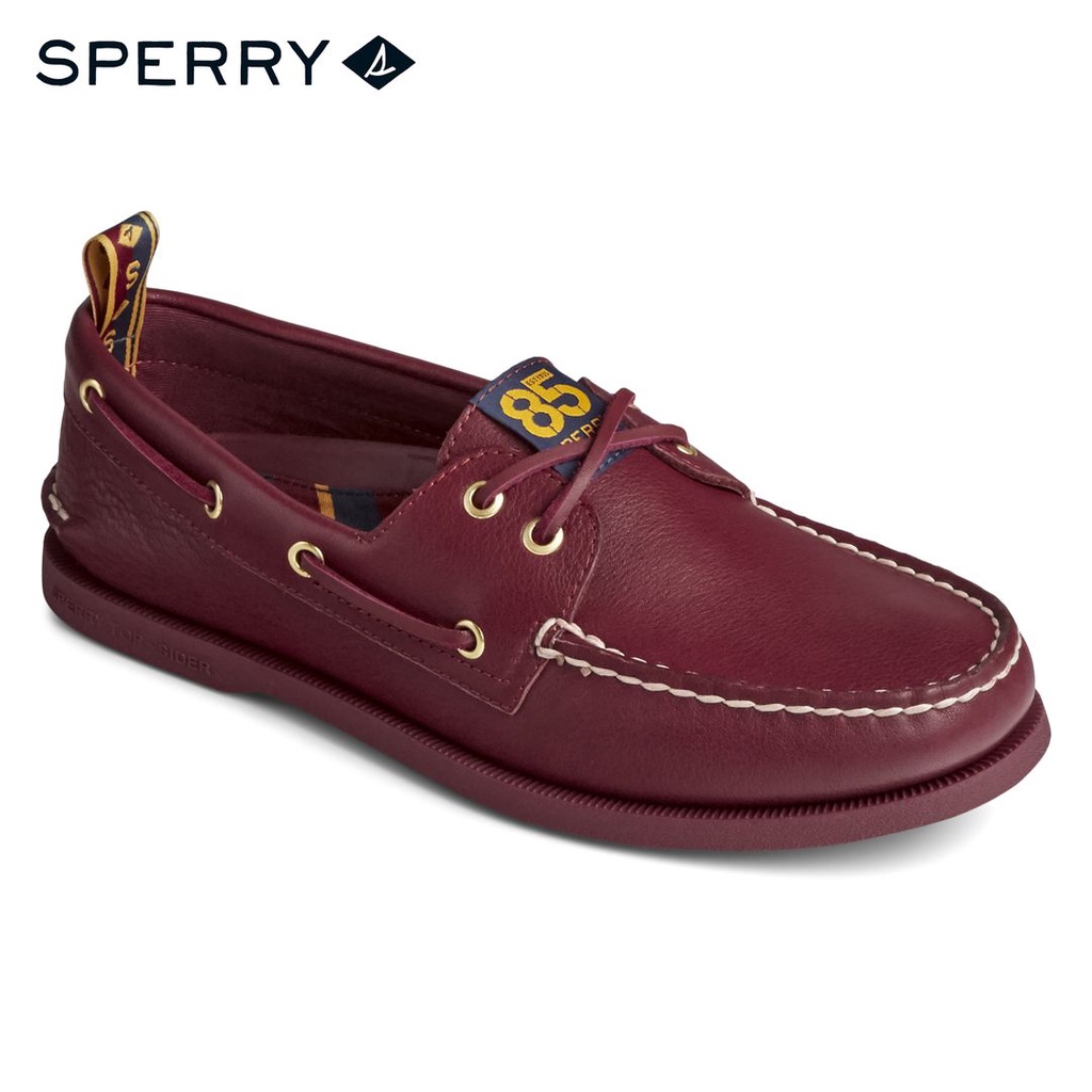 Sperry Men's Authentic Original 2-Eye 85Th Anniversary Burgundy Boat ...