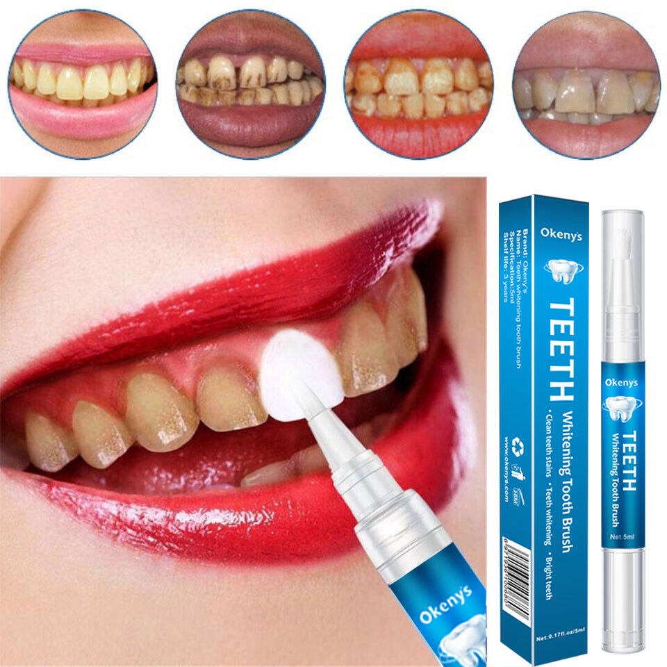 Teeth Whitening Pen pustiso teeth Whitening Essence Gel Cleans Oral ...