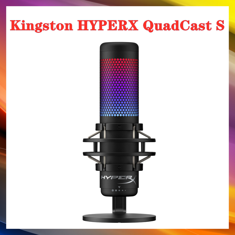 Hyperx Quadcast S Usb Condenser Gaming Microphonefull Featured Standalone Mic For Streamers 