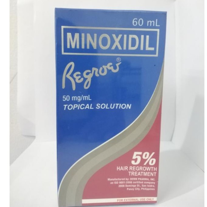 REGROE MINOXIDIL 5% 60ML presyo ₱1,015