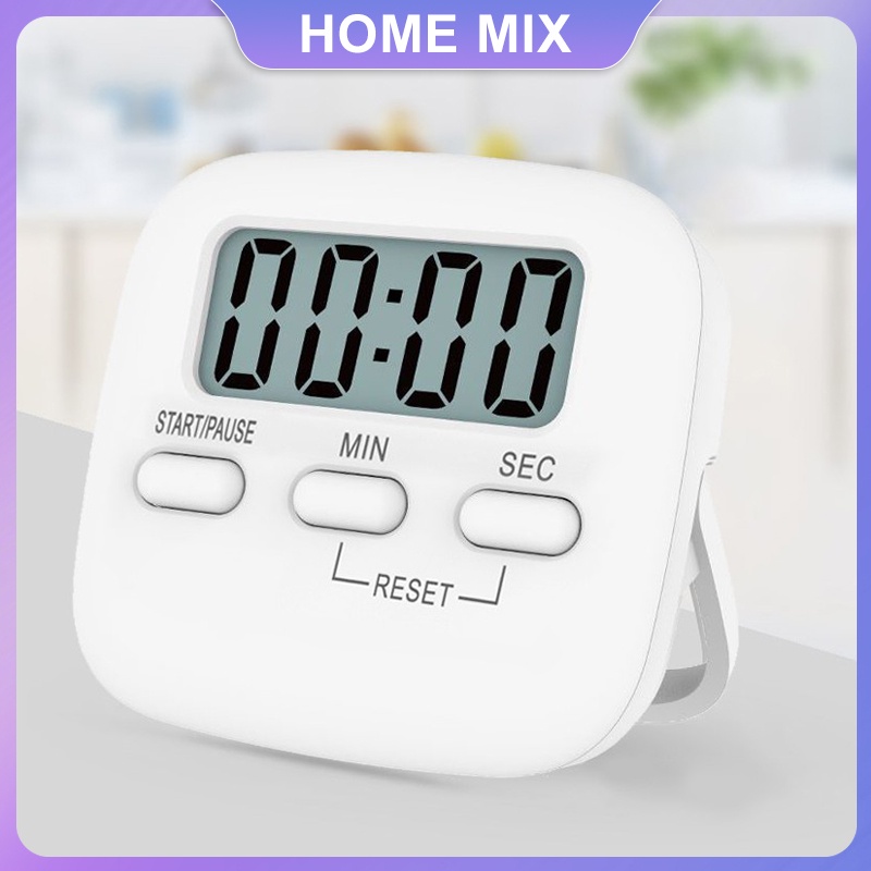 Kitchen Timer Digital Stopwatch Manual Countdown Alarm Clock Cooking ...