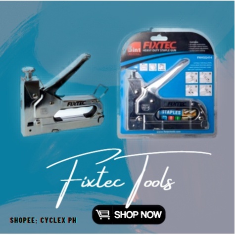 FIXTEC Hand Tool Heavy Duty 3 in 1 Stapler FHHSG414 | Shopee Philippines