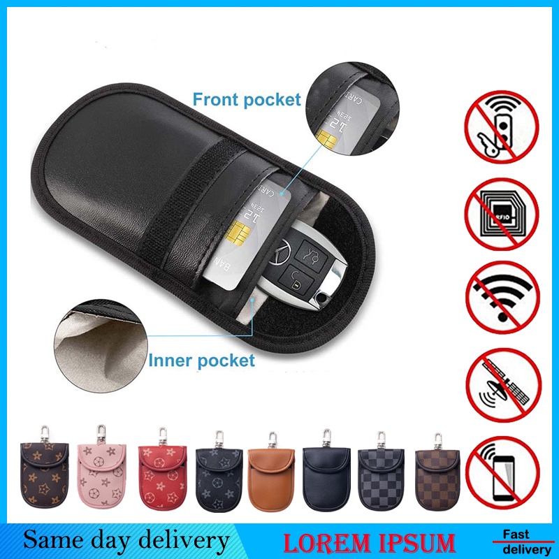 Faraday Cage Protector - Car RFID Signal Blocking, Anti-Theft Pouch ...