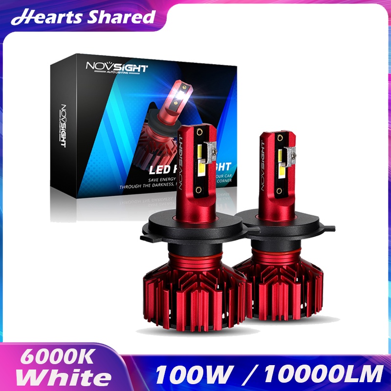 Novsight H4 LED Headlight For Car H4 H11 Super Long Life headlight bulb ...