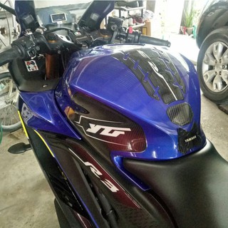 YAMAHA YZF R3 YZF-R3 2019-2020 Motorcycle Carbon Fiber Anti-slip Tank ...