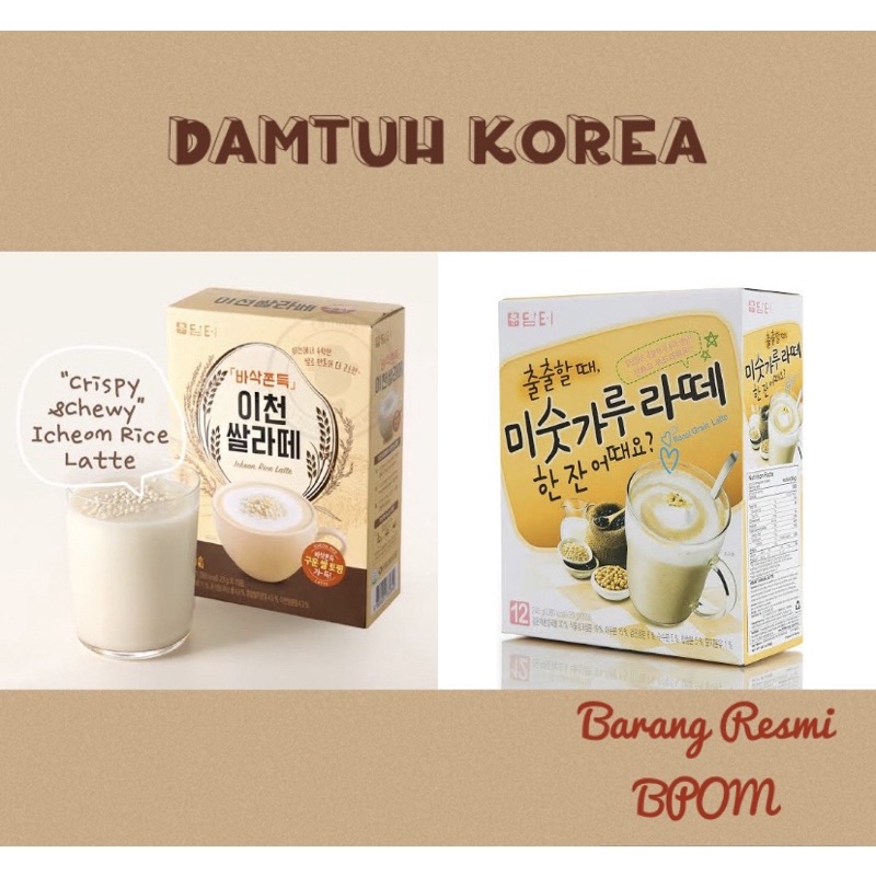 Damtuh Incheon Rice Latte Korea (BPOM) / Damtuh Roast Grain Latte ...