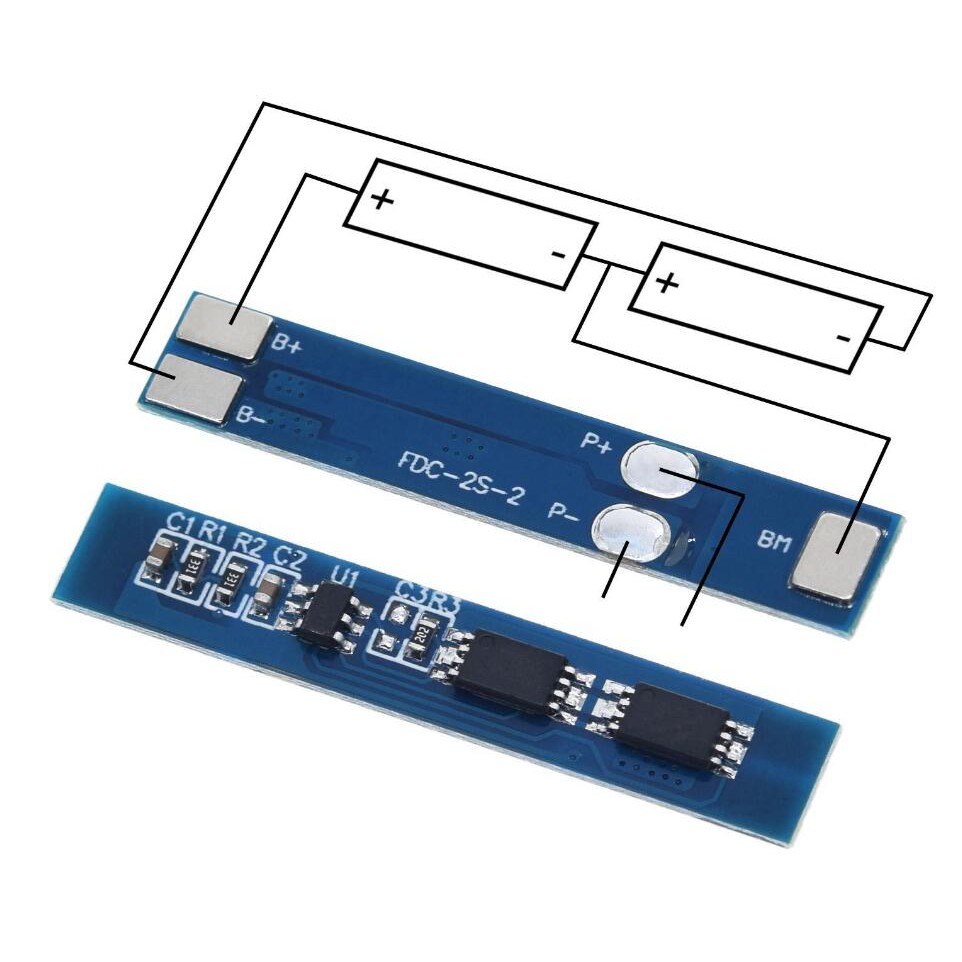 2S 3A Li-ion Lithium Battery 7.4v 8.4V 18650 Charger Protection Board bms pcm for li-ion lipo ...