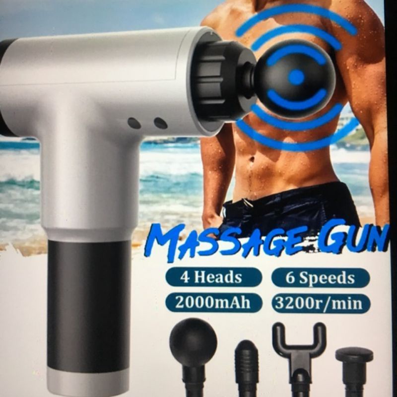 Massage Gun Vibrating Gun Massager Therapy Fascial Gun Body Massage Gun ...