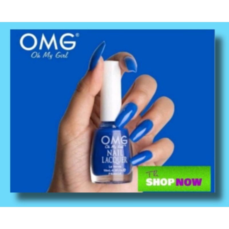 OMG Nail Polish 10ml (Navy) | Shopee Philippines