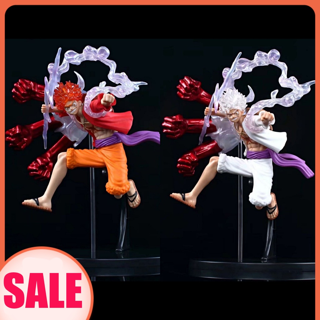 [Fast]One Piece Sun God Nika Luffy Gear 5 PVC Action Figure Luffy ...