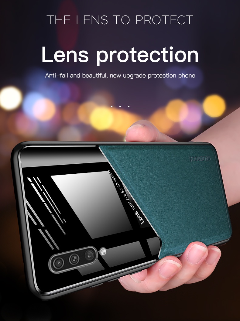 A50 Case Zroteve Leather Texture Soft Frame PC Cover For Samsung Galaxy ...