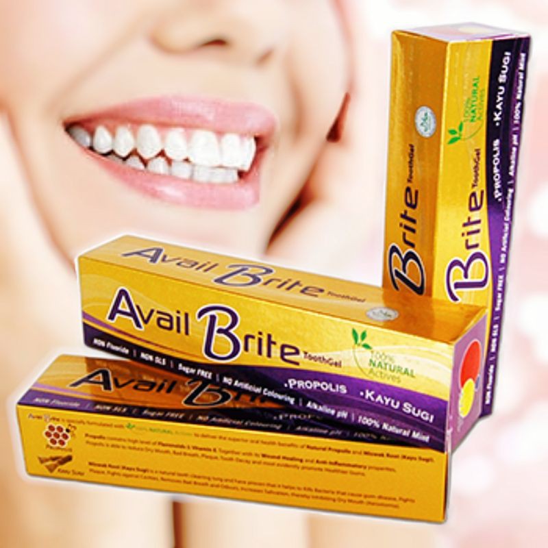 Avail Brite ToothGel (Kayu Sugi & Propolis) | Shopee Philippines