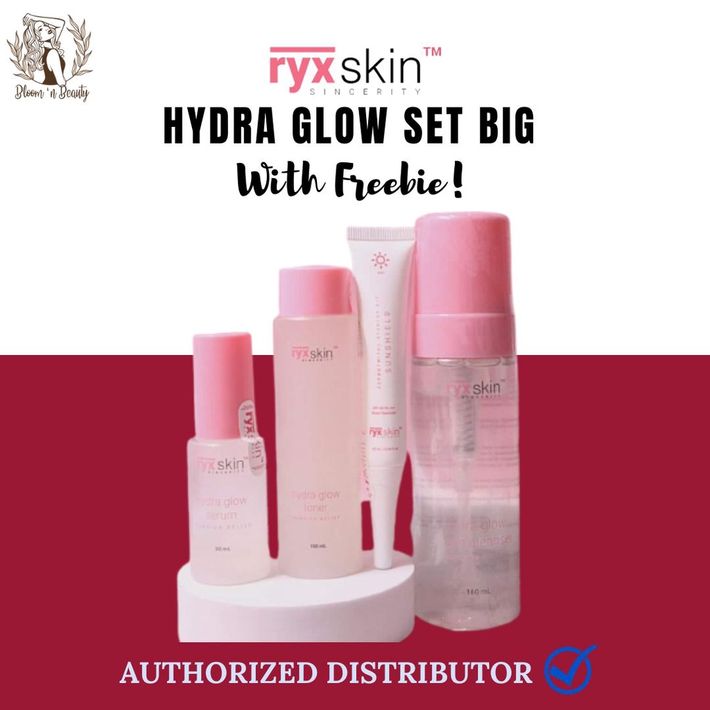 Hydra Glow Set Big Version | RyxSkin Sincerity | Shopee Philippines