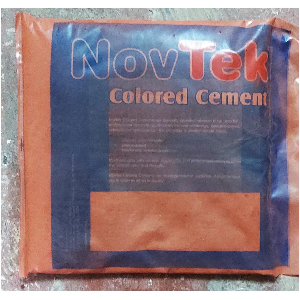 Novtek Colored Red Blue Greeb or Black Cement 2kg Kilo Bag | Shopee ...