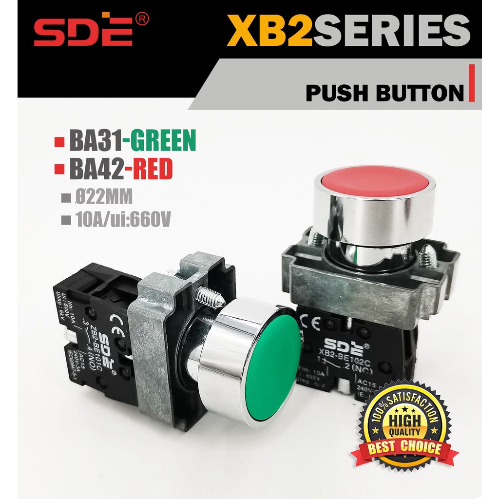 PUSH BUTTON flat type(XB2 Series) | Shopee Philippines