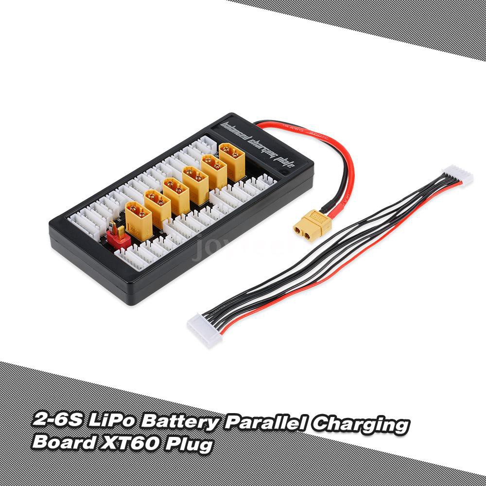 2-6s lipo battery parallel charging adapter board xt60 plug | BeeCost
