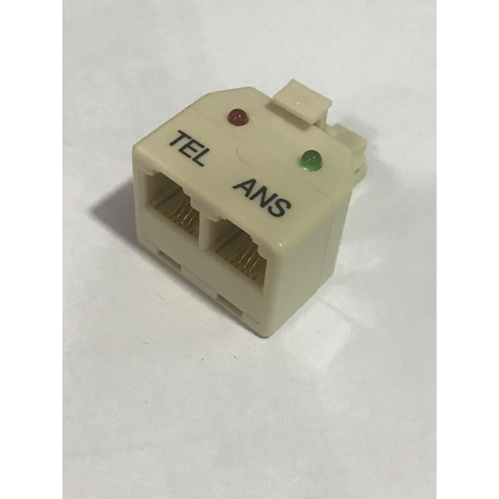 RJ11 6P4C 2 Way Outlet Telephone Jack Line Splitter Adapter | Shopee ...