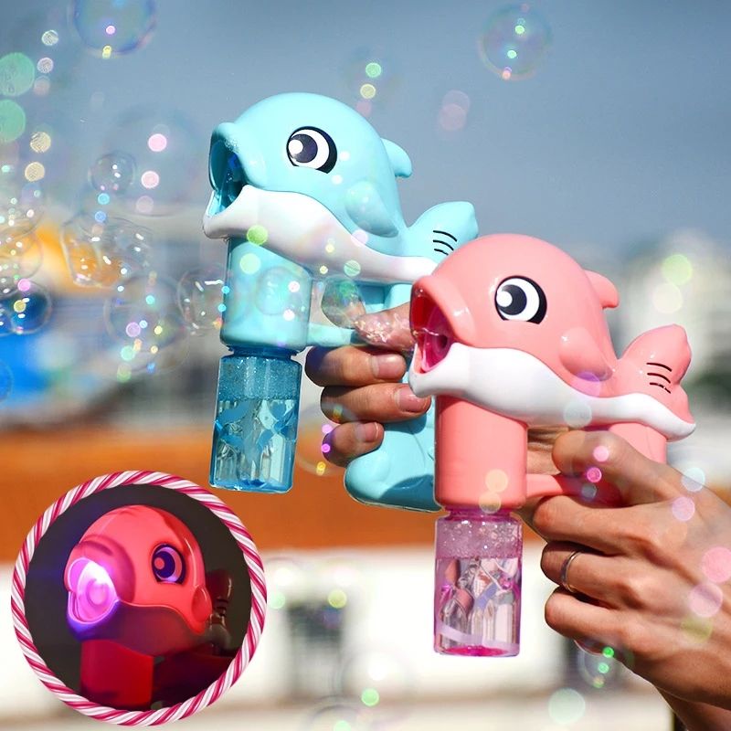 Automatic bubble gun electric dolphin bubble gun | Shopee Philippines
