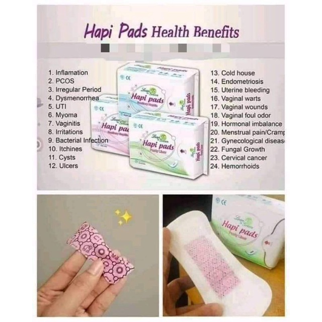 HAPI PADS LEAN N GREEN (Panty Liner, Day Use and Night Use) | Shopee ...