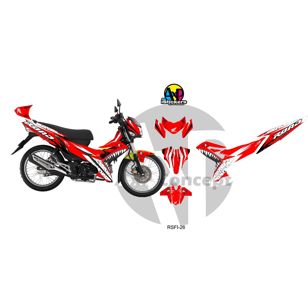 Decals for honda rs125 fi rsfi-26 | BeeCost