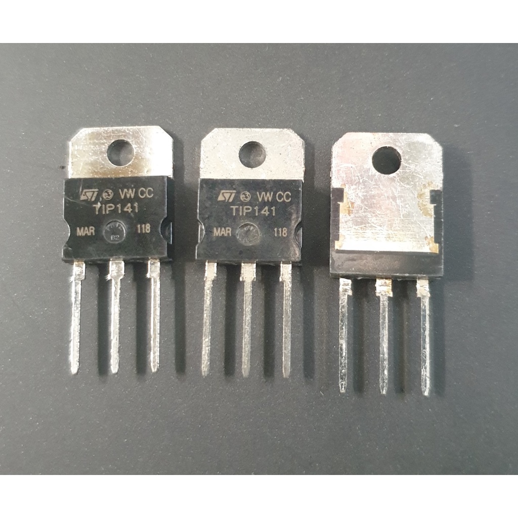 Tip141 TIP 141 NPN Darlington Bipolar Power Transistor 10A 80V | Shopee ...