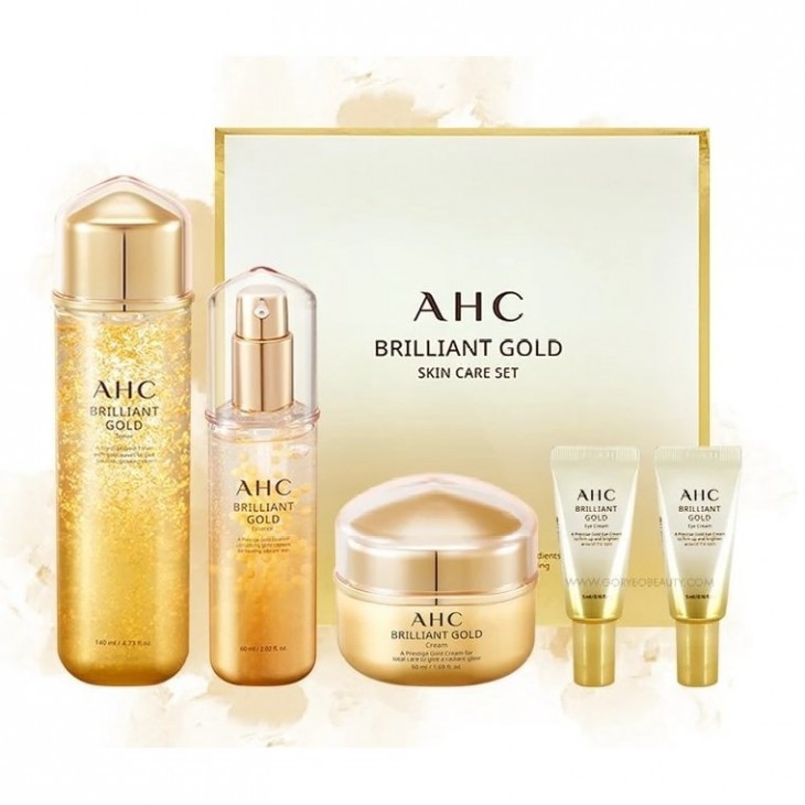 AHC Brilliant Gold Skin Care 3 Set | Shopee Philippines