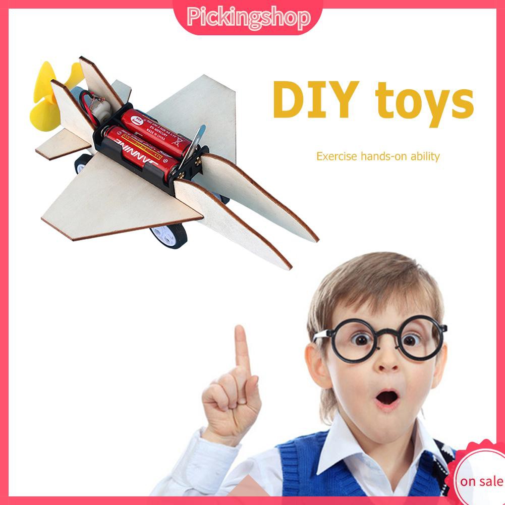 DIY Electric Sliding Aircraft Assembly Model Small Production Materials ...