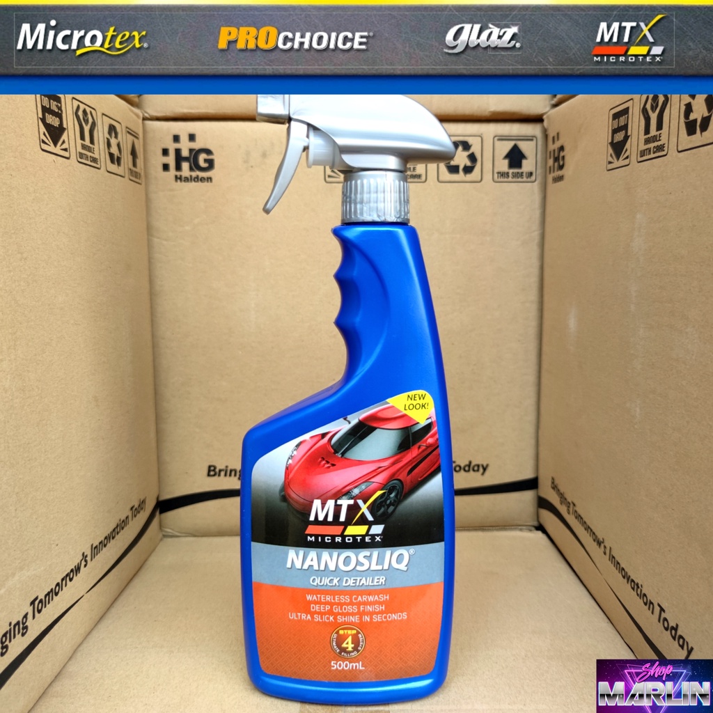 Microtex MTX NanoSLIQ Quick Detailer Spray wax 500ml | Shopee Philippines
