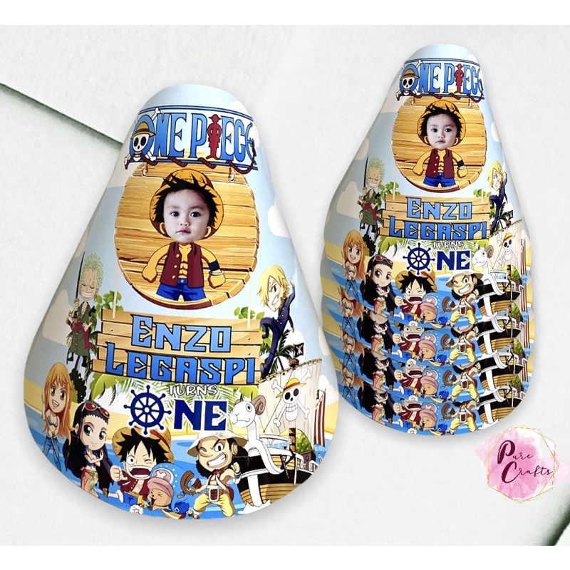 Personalized ONE PIECE themed PARTY HATS | Shopee Philippines